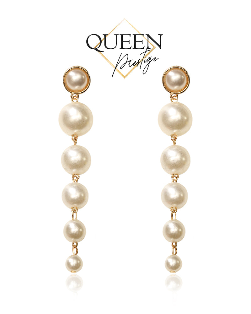 Pearl Drop Earrings – Queen Prestige